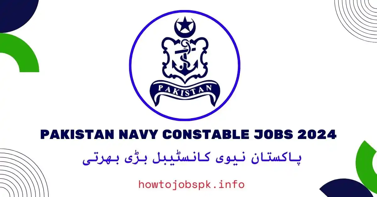 Pak Navy Police Constable Jobs August 2024 Online Registration